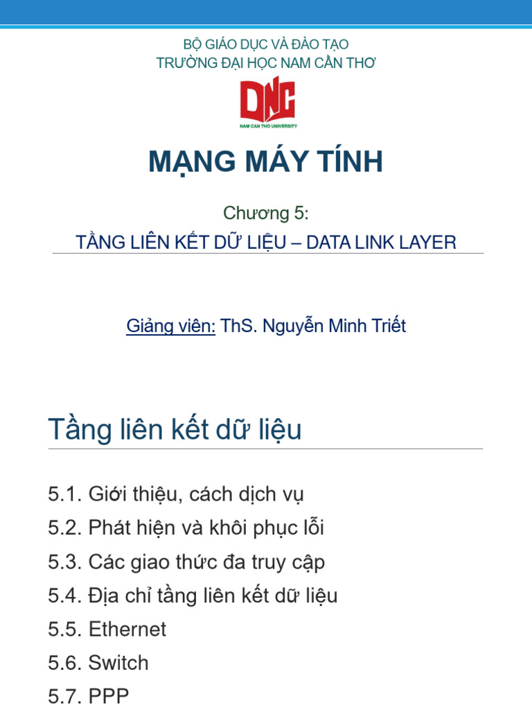 Chuong5 MangMayTinh | PDF