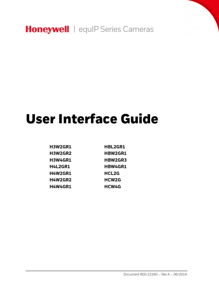 equIP Series Cameras UI Guide | PDF | Ip Address | Port (Computer ...