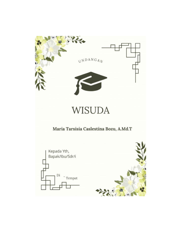 Undangan Wisuda | PDF