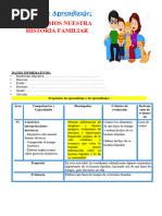D1 A2 SESION Costumbres y Tradiciones de Mi Familia | PDF | Evaluación ...