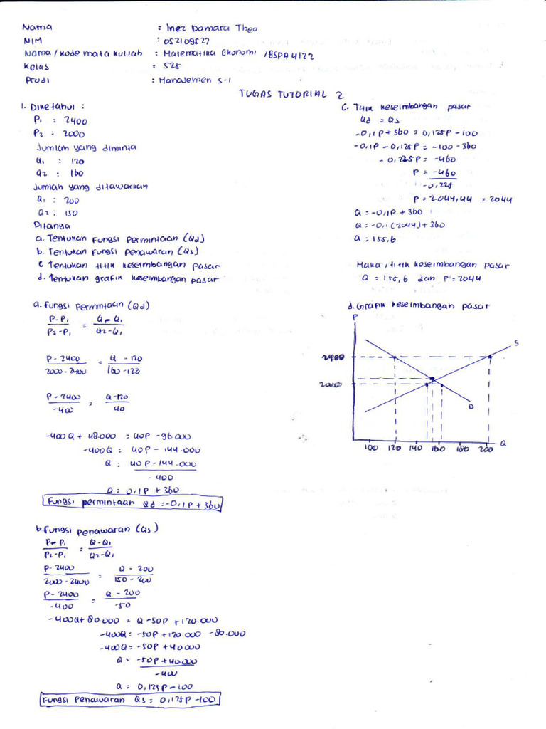 Tugas Tutorial 2 - Inez Damara Thea - 052109527 - Kelas525 | PDF