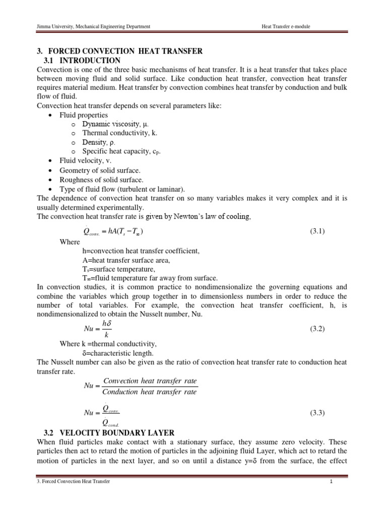 Heat Transfer for Engineering Students | PDF | Boundary Layer | Turbulence