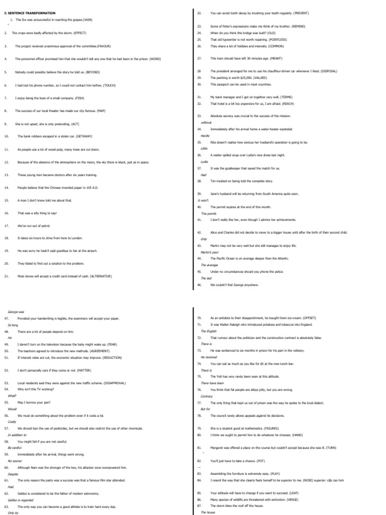 560 Cau Bien Doi Cau 1 | PDF