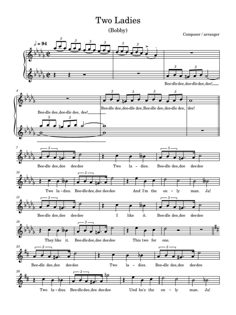 Two Ladies (Bobby) | PDF