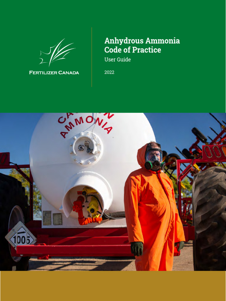 FertilizerCanada 2022 Ammonia Code User Guide - FINAL | PDF ...