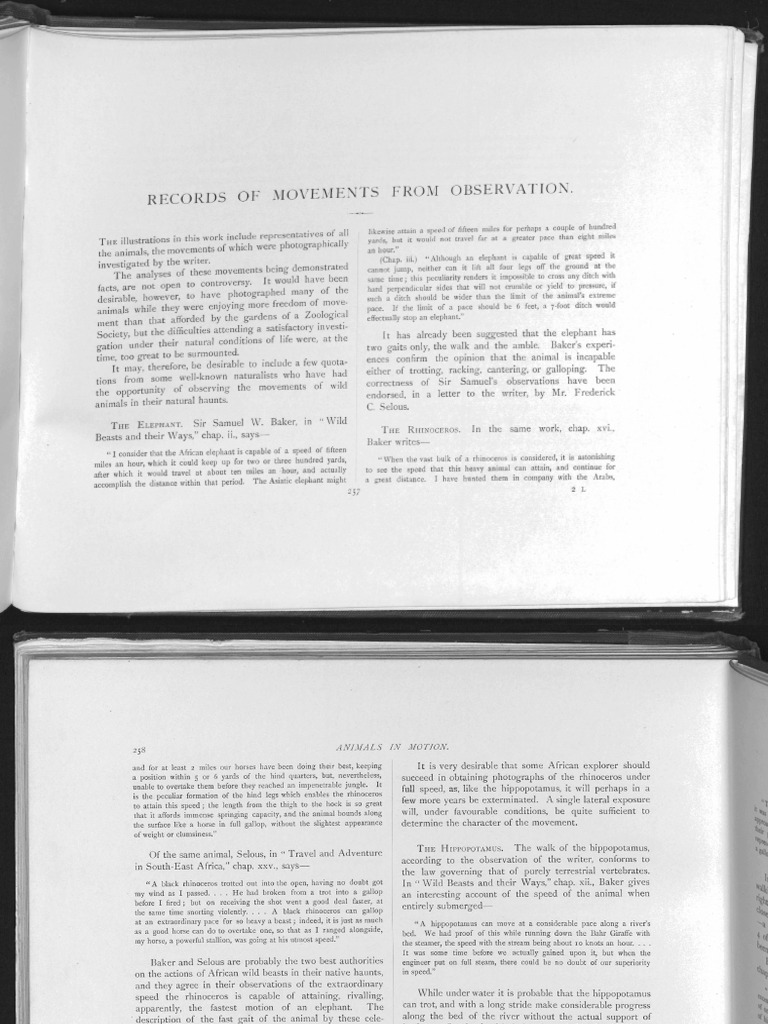 056 12 Records of Movements From Observation | PDF