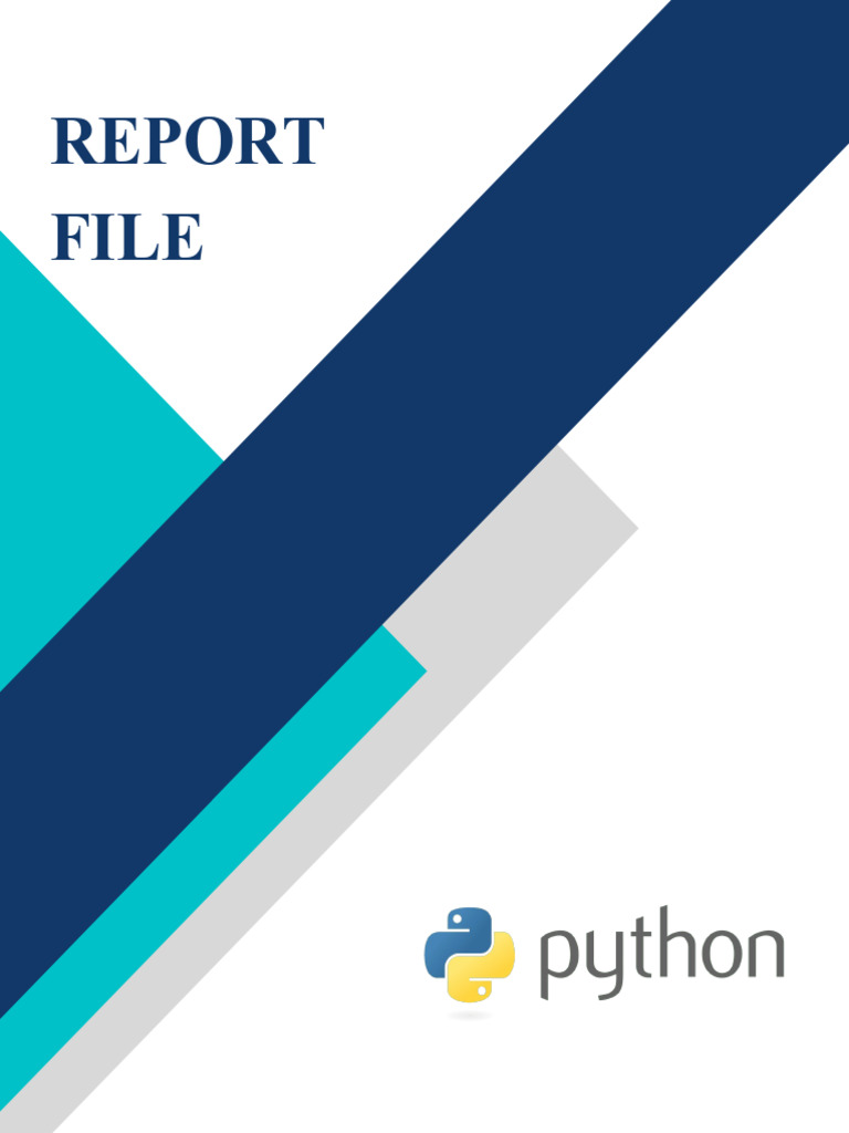 Report File of Python, 12th | PDF | Arithmetic | Function (Mathematics)