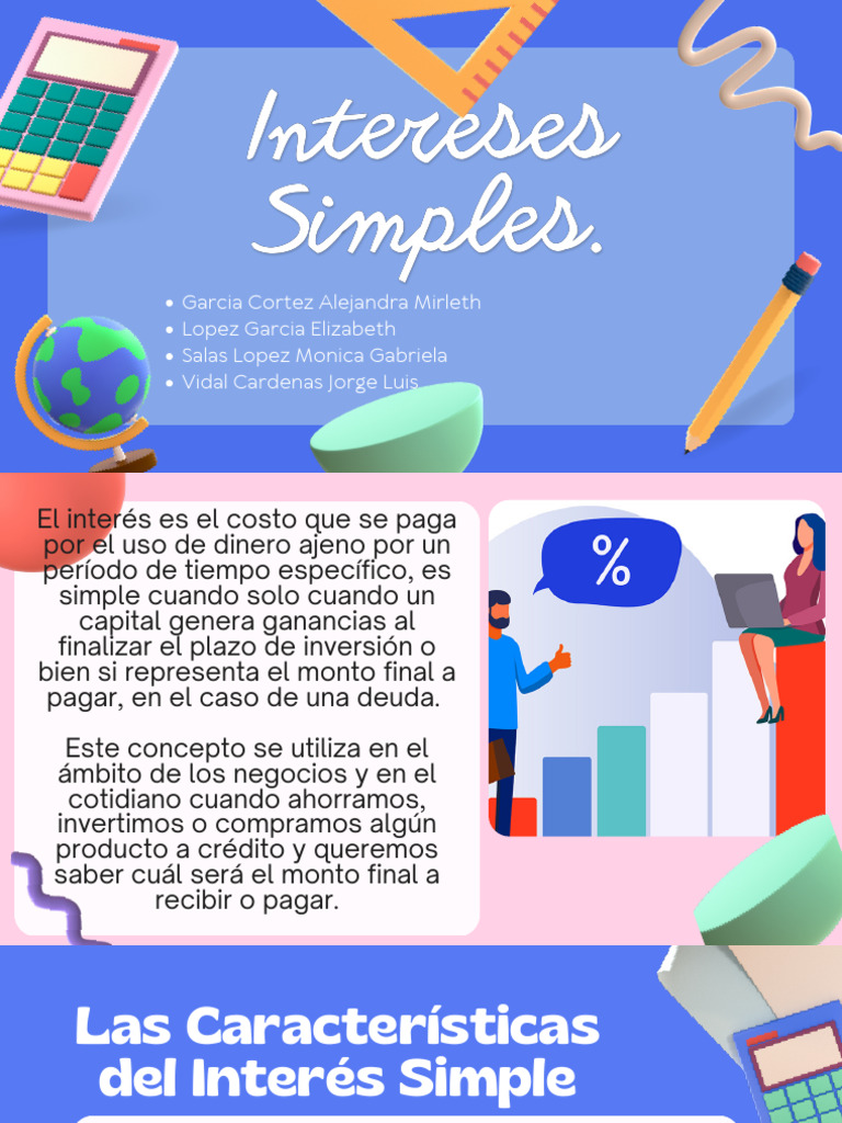 Intereses Simples | PDF | Interés | Capital (economía)