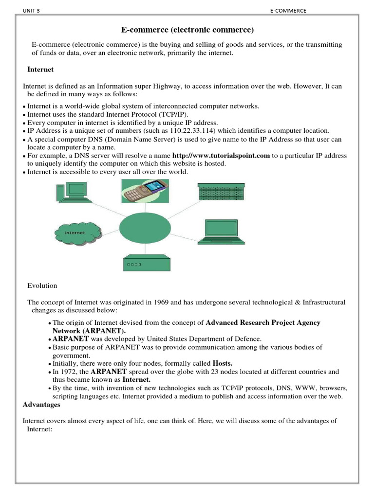 E Commerce Unit 3 SMCK | PDF | Internet Protocol Suite | Cloud Computing
