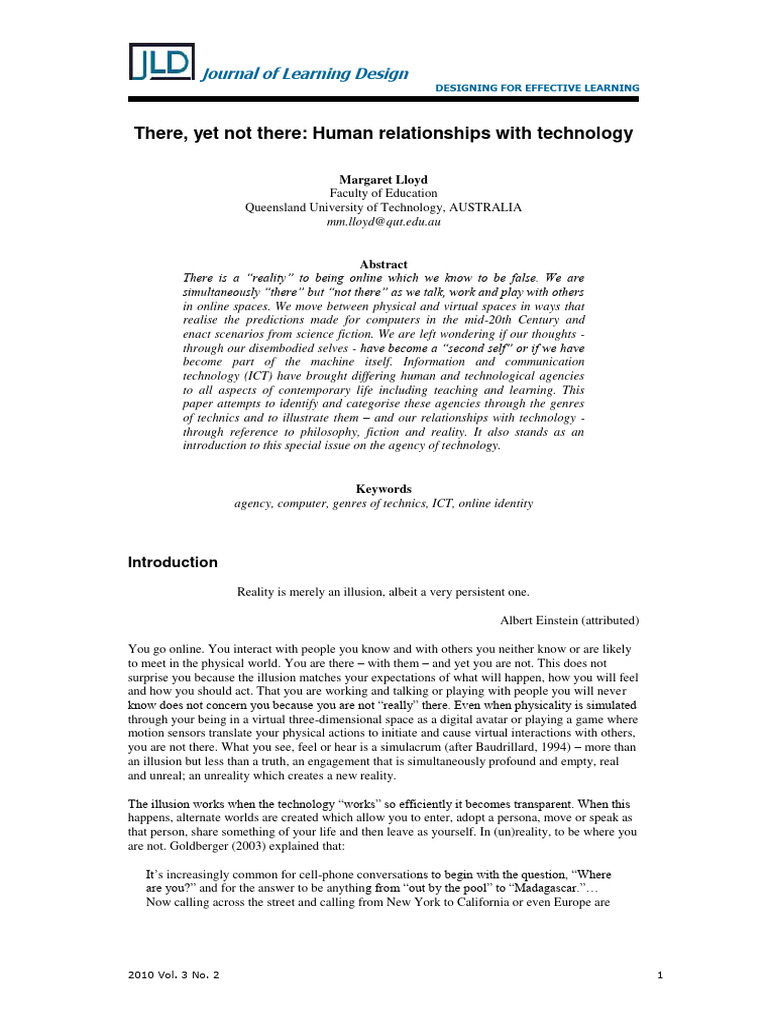 Human-Technology Relationships in Learning | PDF | Cloud Computing ...