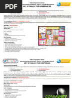 IB-PYP Inquiry Units at Valley Prep | PDF