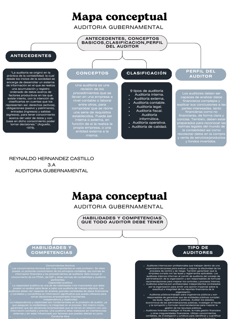 Mapa Auditoria Gubernamental | Descargar gratis PDF | Auditoría ...