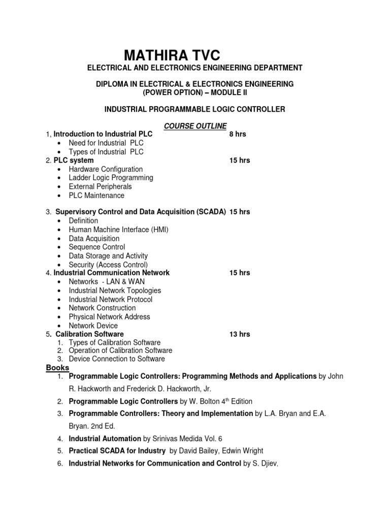 PLC TOPIC 1 $2 | PDF | Programmable Logic Controller | Input/Output