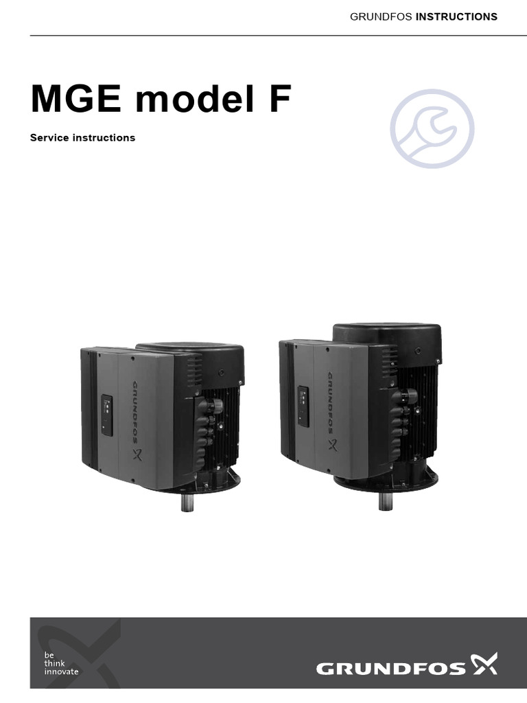 Service Instruction MGE Model F | PDF | Menu (Computing) | Remote Control