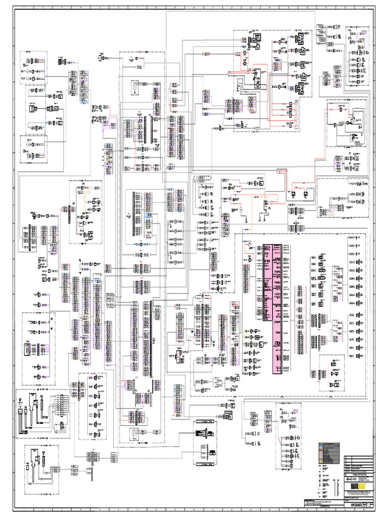 HM20403 - 00 - Schematic - Machine Electrical System (Serial Number KZ00175 and Up) | PDF