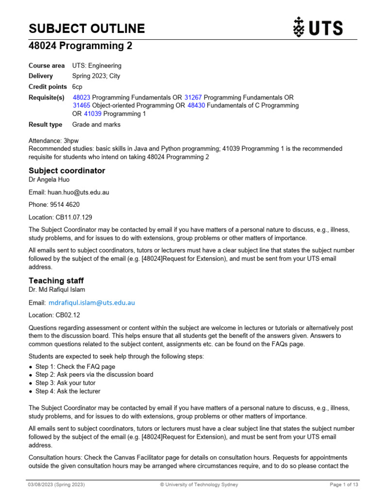 Programming 2 Spring 2023 | PDF | Plagiarism | Class (Computer Programming) Programming 2 Spring 2023 | PDF | Plagiarism | Class (Computer Programming)