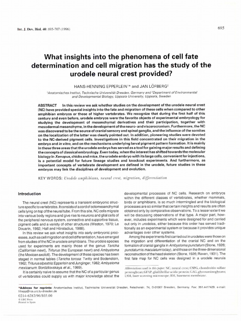 FT 695 | PDF | Nervous System | Extracellular Matrix