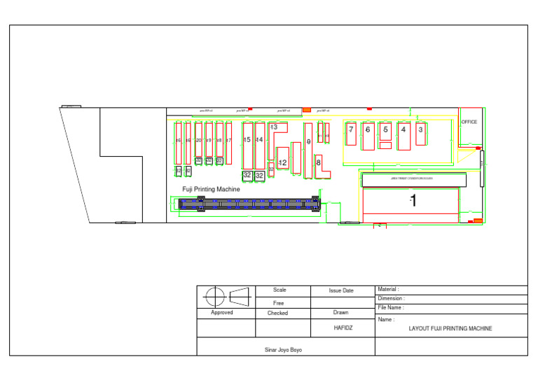 Fuji Printing Machine Layout | PDF