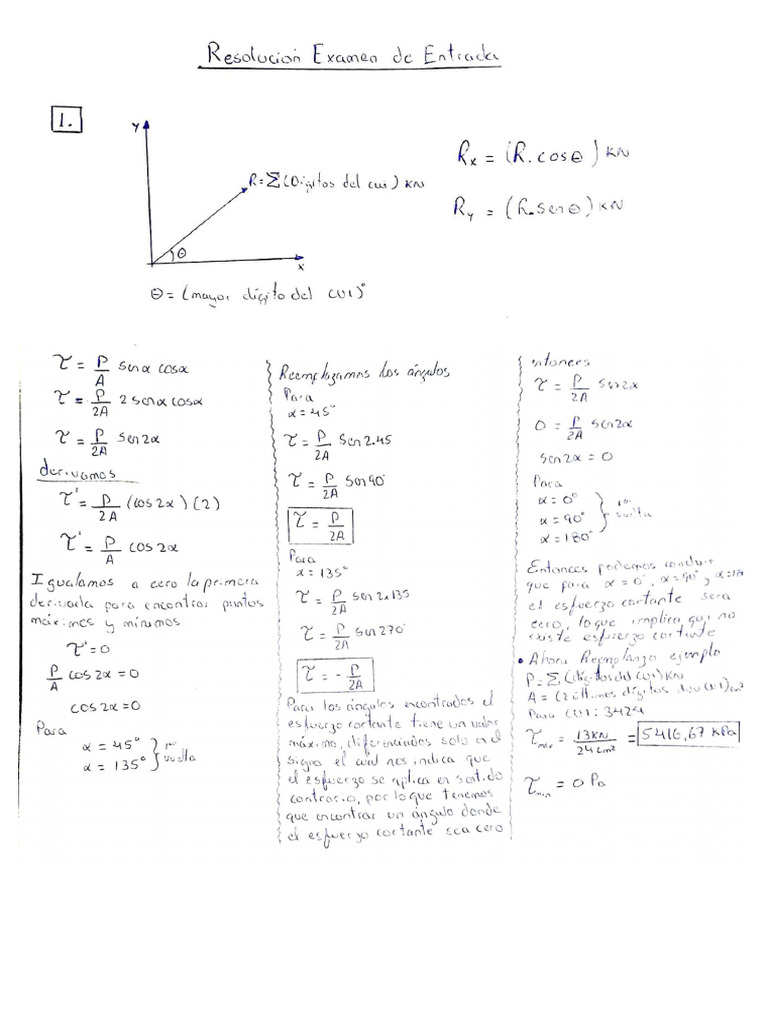 Solucion Exm de Entrada 2020B Electrica | PDF