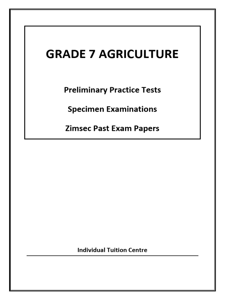 Grade 7 Agric Booklet (2019) | PDF | Agriculture | Soil