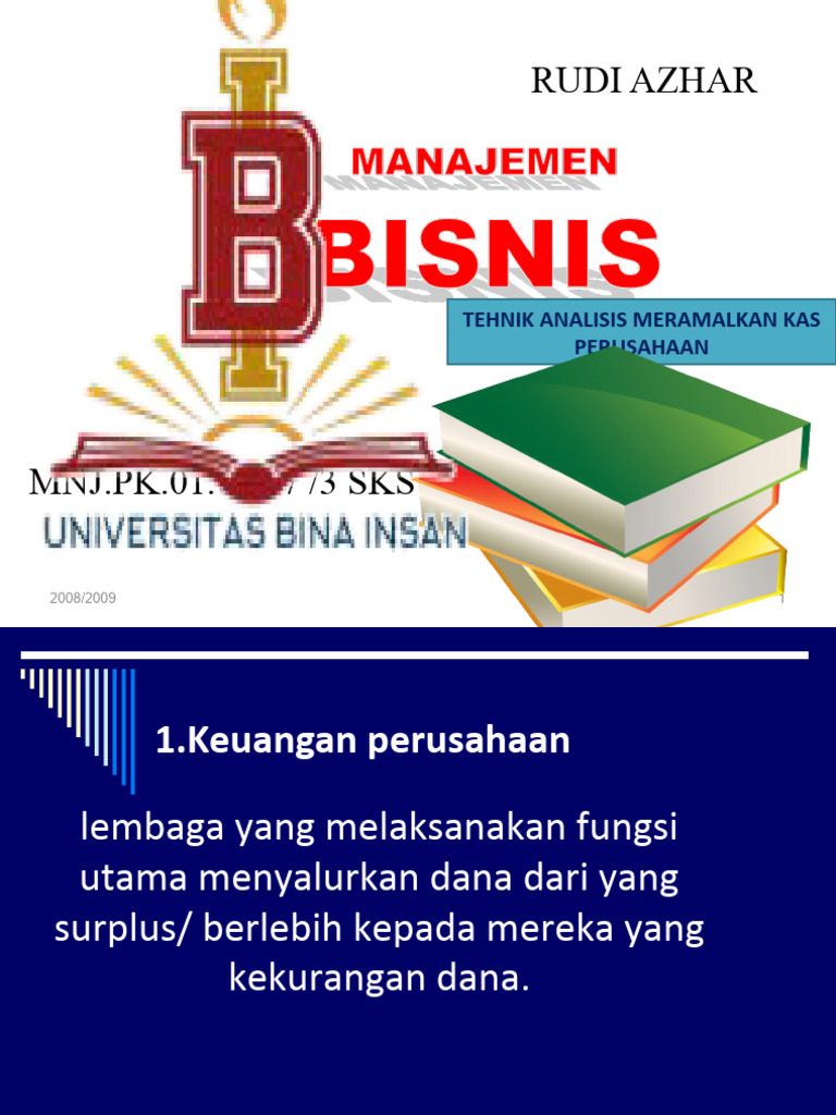 Tehnik Analisis Meramalkan Kas Perusahaan..Mnj Strategi | PDF