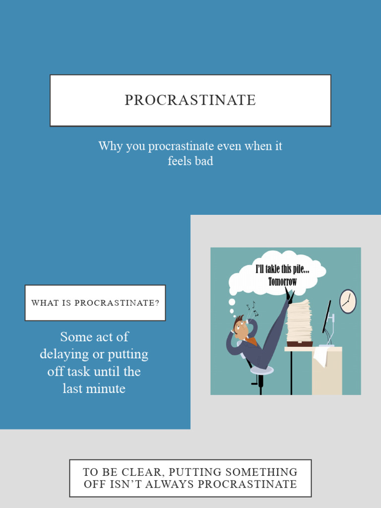 Understanding Procrastination Causes | PDF | Career & Growth | Self ...
