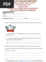 Grade 9 Agriculture Nutrition Pp1 KJSEA SamplePaper | PDF | Vegetables ...