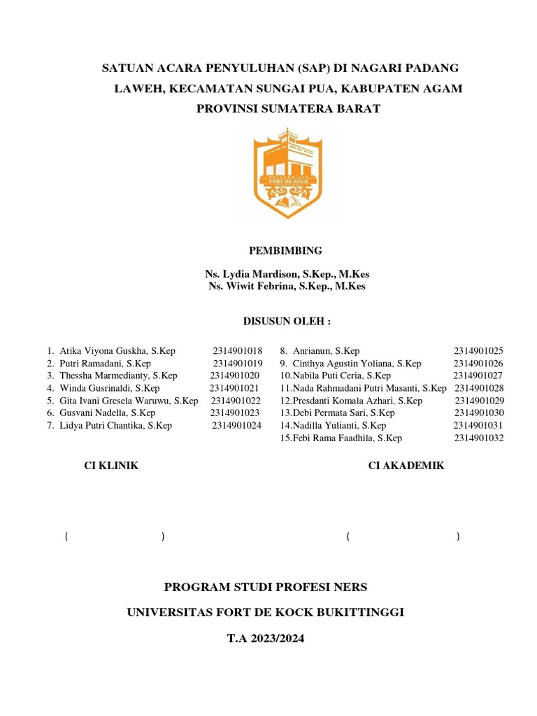 SAP KOMUNITAS APD Dan Pestisidaa | PDF