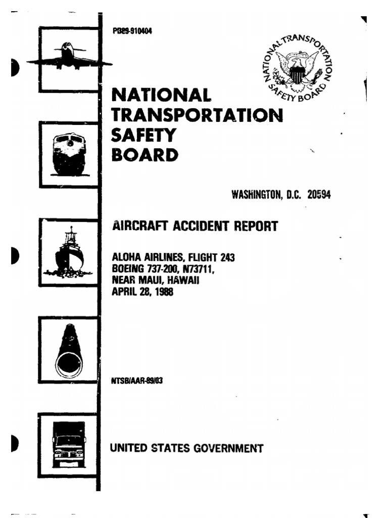Aloha 243 NTSB Report | PDF