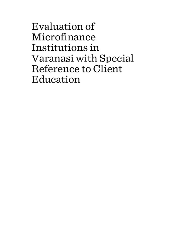 978 1 5275 1304 4 Sample | PDF | Microfinance | Microcredit
