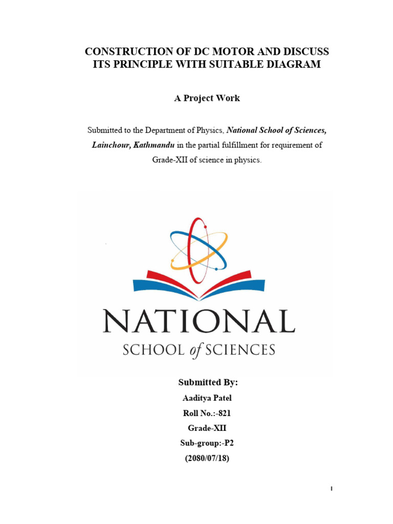 Physics Practical Pdf Electric Motor Magnetism