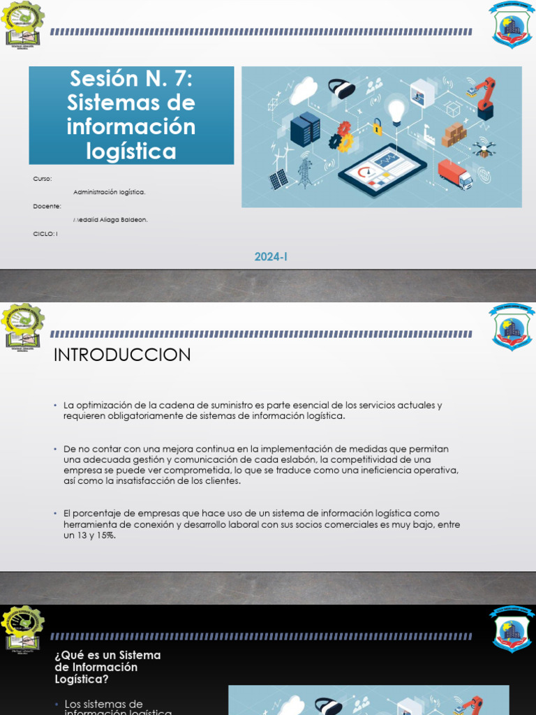 SEMANA 7 - Sistemas de Informacion Log | PDF | Logística | Cadena de suministro