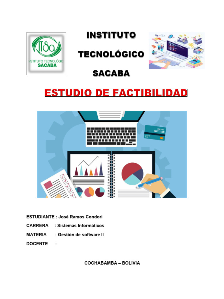 Ejemplo Estudio de Factibilidad | PDF | Estudio de factibilidad | Software