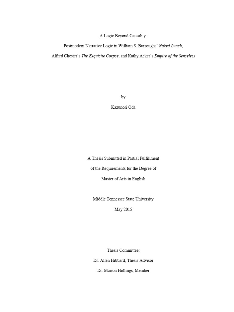 Oda Mtsu 0170N 10359 | PDF | Postmodernism | Narration