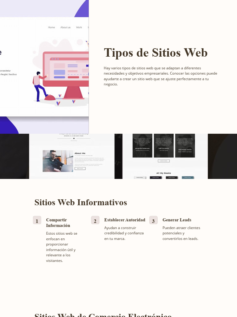 Tipos de Sitios Web para Negocios | PDF | Sitios web | Blog