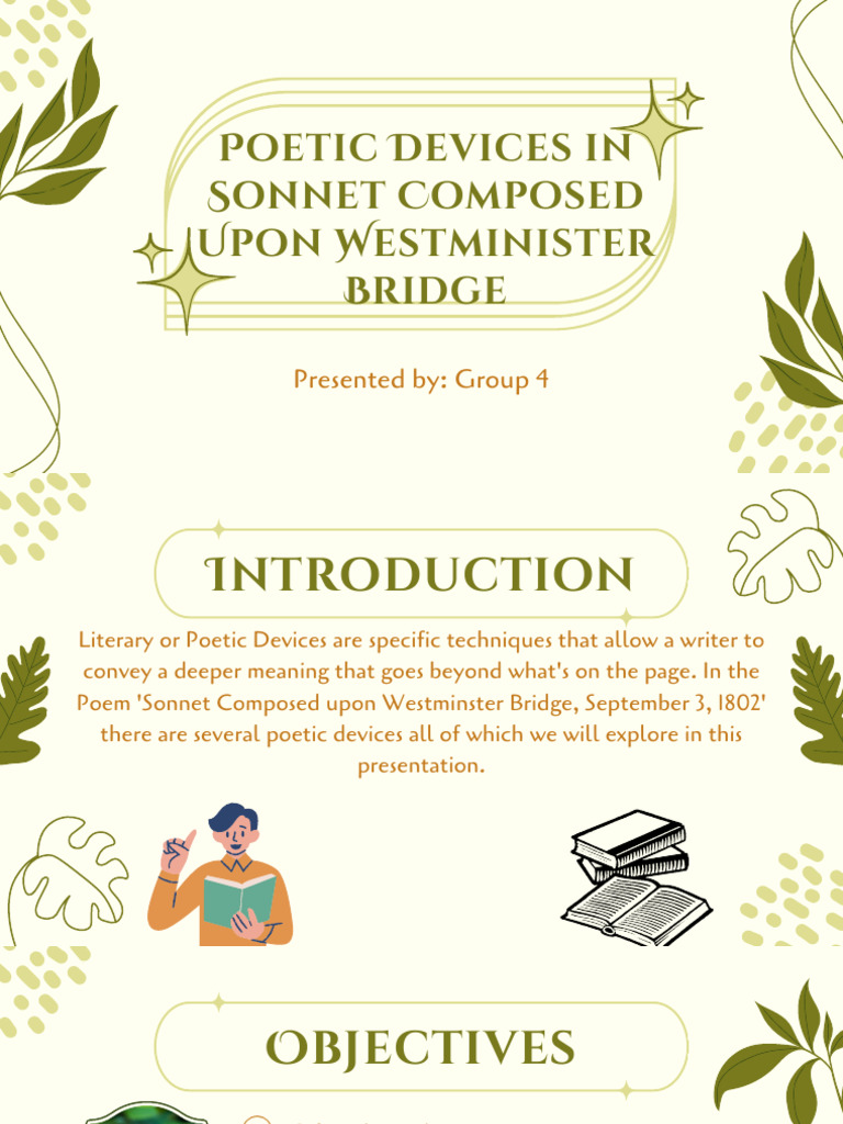 Poetic Devices In Sonnet Pdf Anthropomorphism Poetry