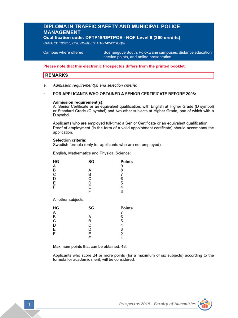 Dip Traffic Safety Municipal Police 2019 | PDF | Strategic Management ...
