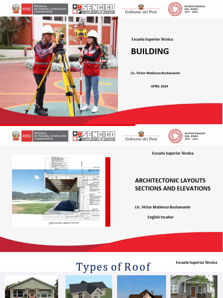 Class 7 - Sections and Elevations | PDF | Wall | Roof