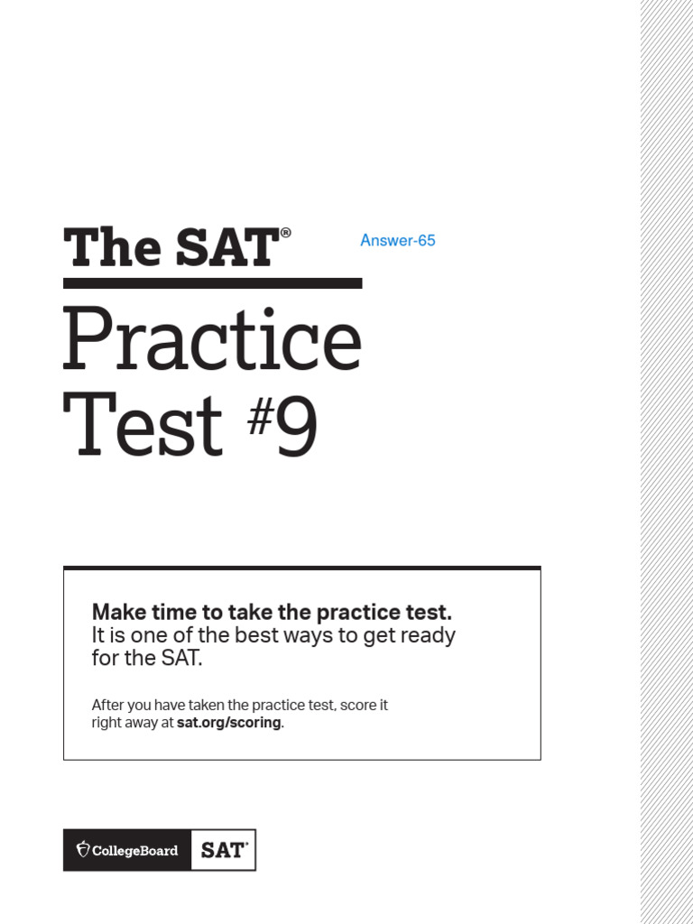 7 SAT Practice Test Merged | PDF | Memory | Thought