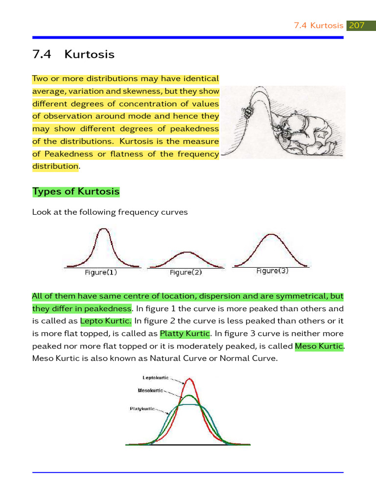 Kurtosis | PDF | Skewness | Statistical Theory