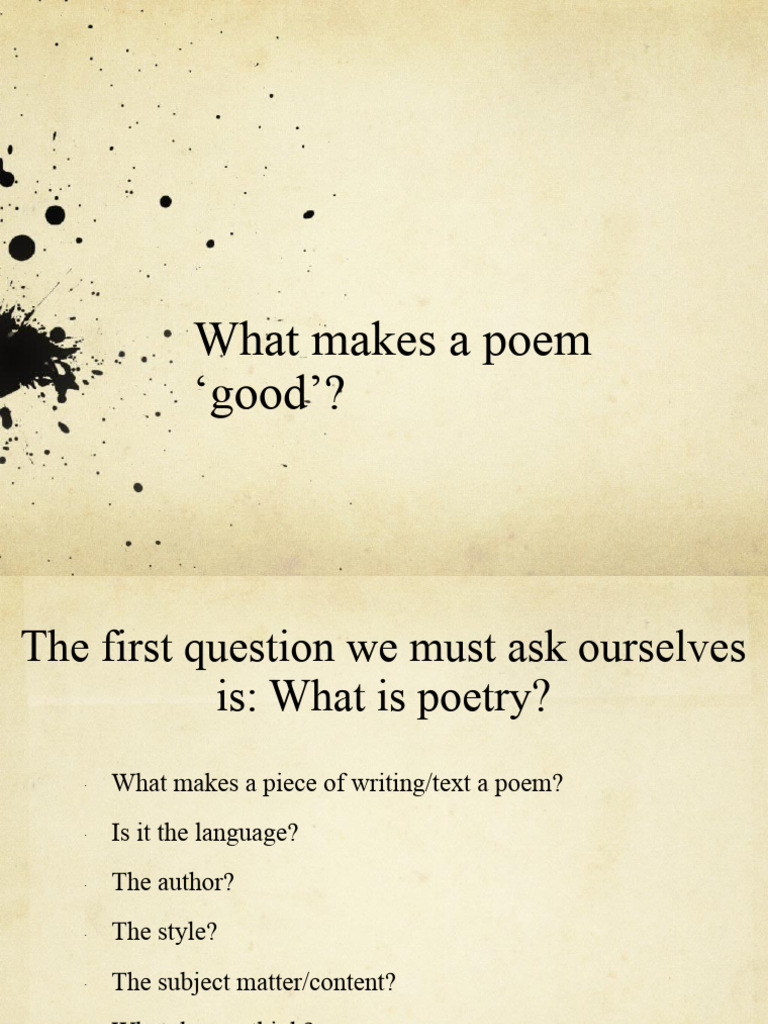What Is Poetry Intro Lesson | PDF | Poetry