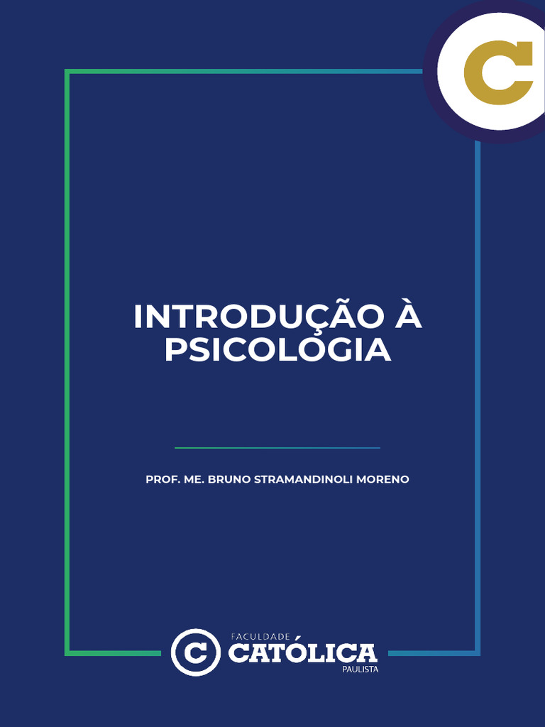 Livro Completo - Introdução À Psicologia | PDF | Psicologia | Autoimagem