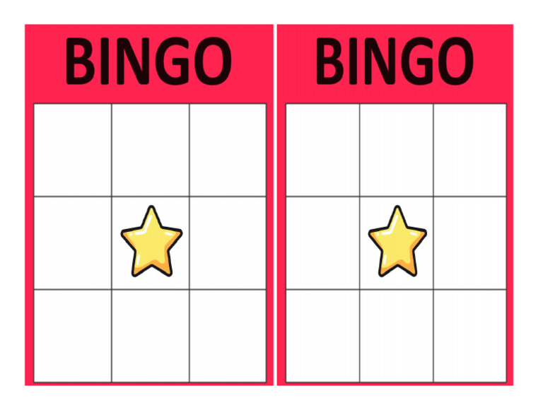 Short Bingo Template | PDF