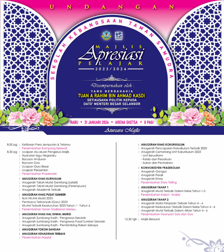 Kad Undangan Map 2023 | PDF