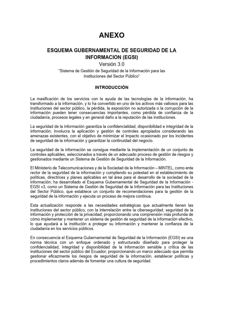 1.1 EGSI - v3 - Anexos CONTROLES | PDF | La seguridad informática ...