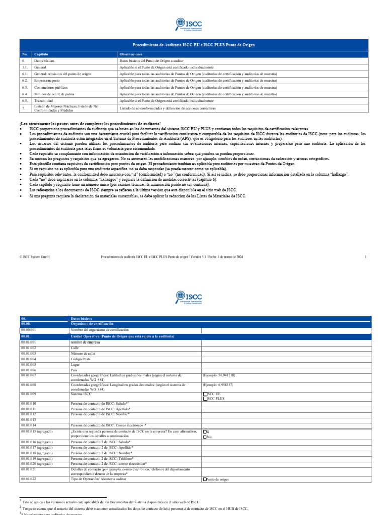 ISCC EU PLUS Procedure Point-of-Origin v5.3 March2024 | PDF | Residuos ...