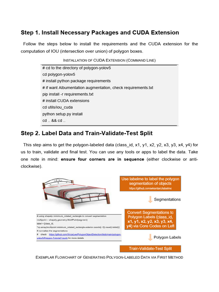 Basic Steps To Use Polygon Yolov5 On Custom Dataset Pdf Computer Programming Computer Science