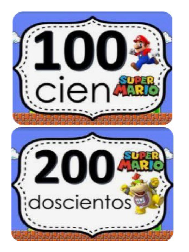 CARTELES DE NUMEROS | PDF