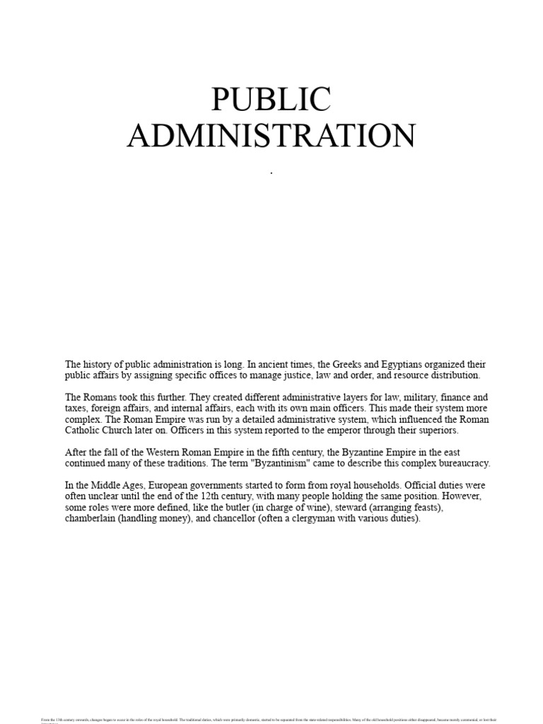 Public Administration | PDF | Public Administration | Psychology