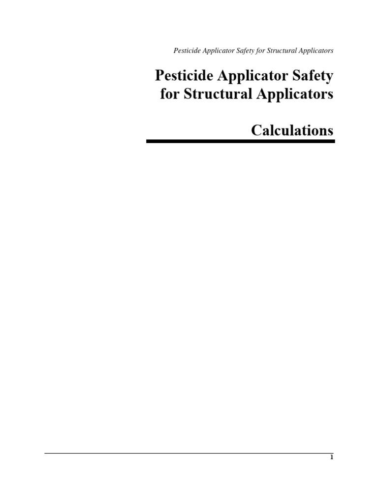 Calculating Pesticide Dosage Accurately | PDF | Calibration | Litre